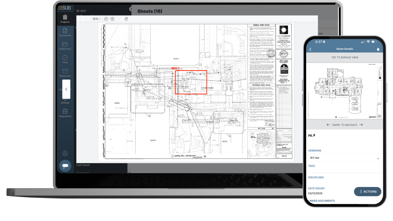 Construction Drawing Management Software | eSUB Cloud